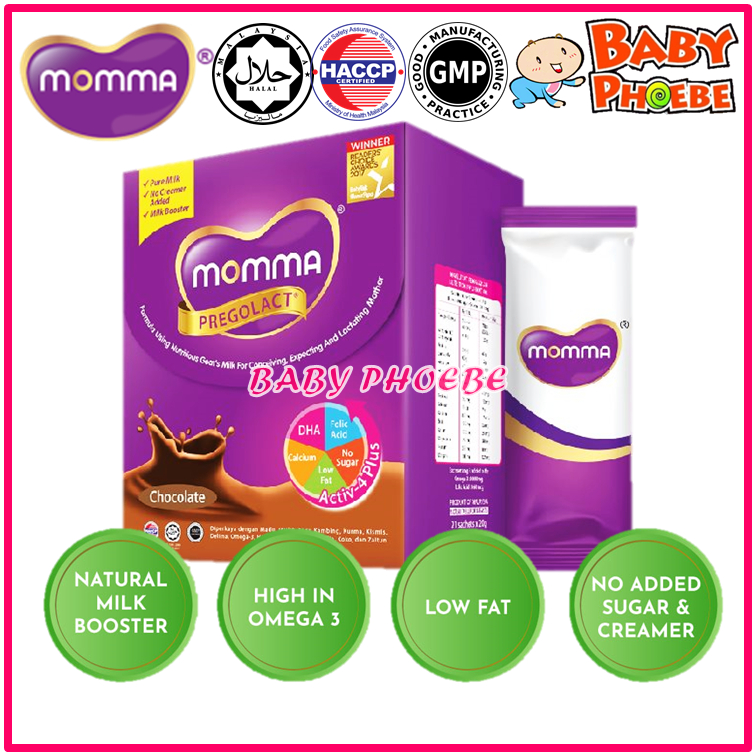 Momma Pregolact Milk Booster (21sachetsx20g) | Shopee Malaysia