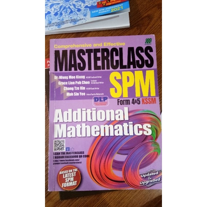 masterclass add maths spm form 4 and 5 (kssm) | Shopee Malaysia