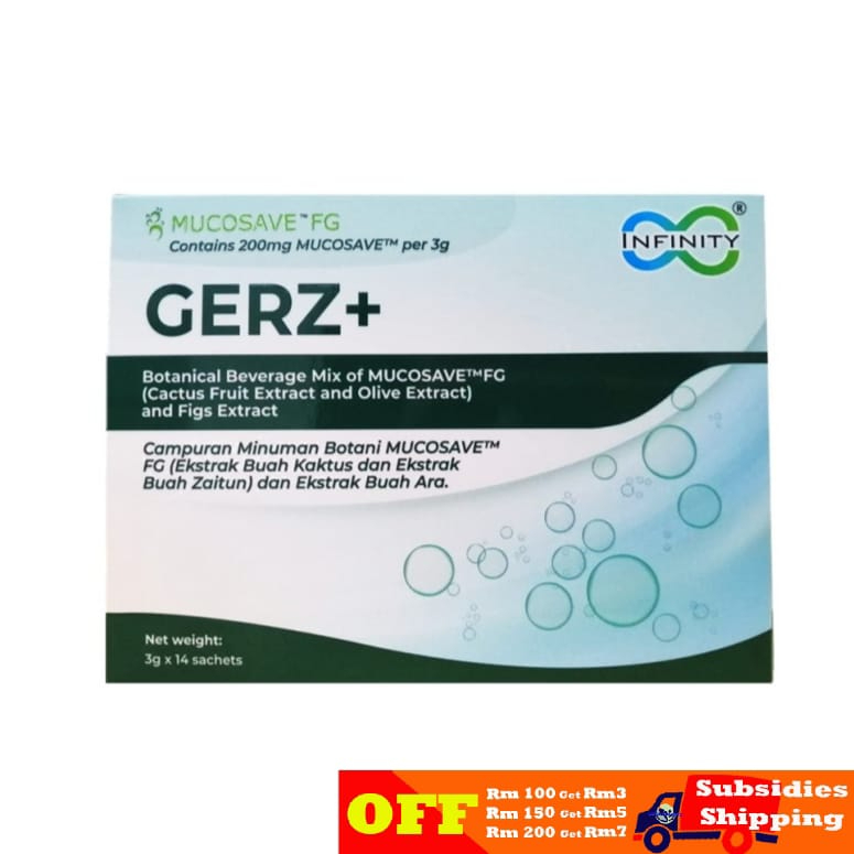 INFINITY GERZ+ Botanical Beverage Mix of Mucosave FG and Figs Extract ...