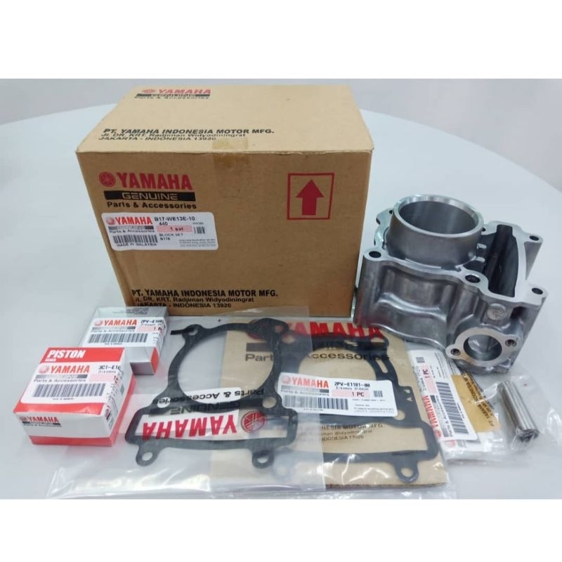 Yamaha Y15ZR Y15 YSUKU Original Cylinder Block Full Set B17-WE13E-10 | Shopee Malaysia