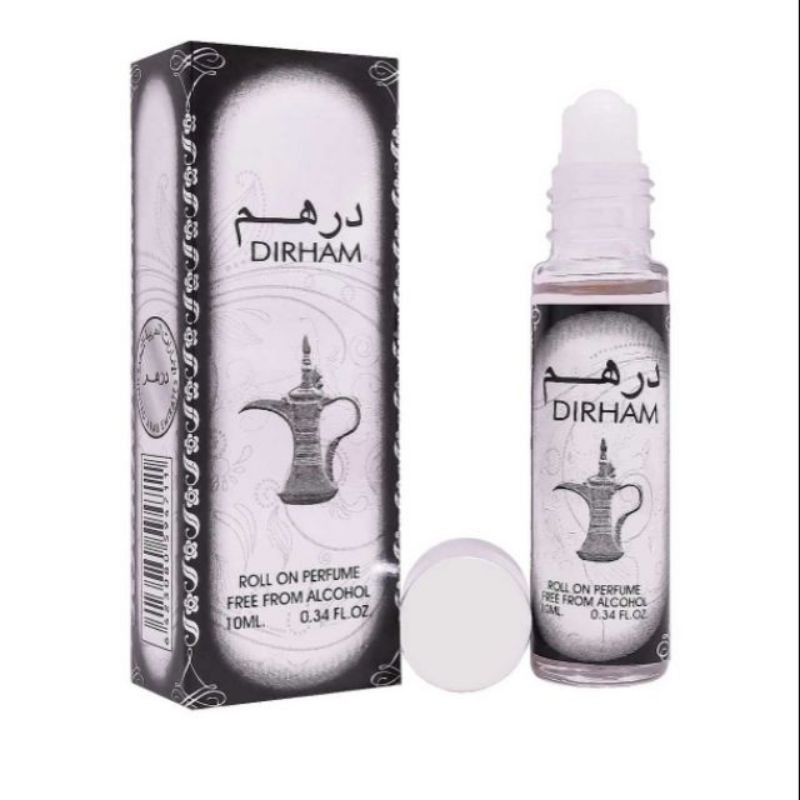 Dirham Silver perfume (Oud) 10ML For Men, Oil Roll New Arrival Made In ...