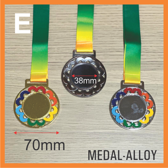 Metal Hanging Medal 60mm/ 65mm / 70mm / Medal Besi / Alloy / Sports ...