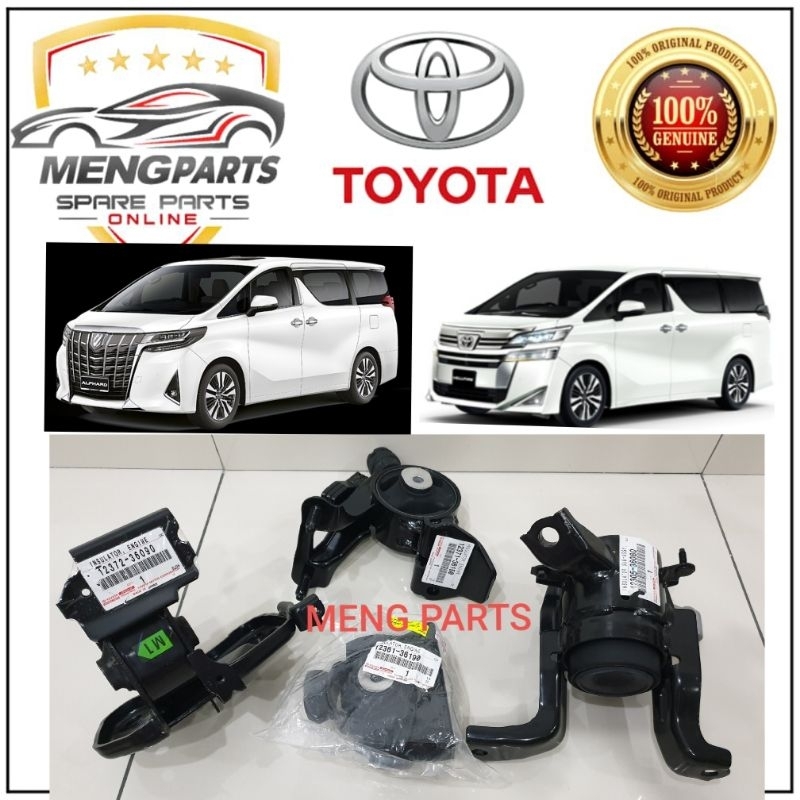 ORIGINAL TOYOTA ALPHARD AGH30 2.5 ,VELLFIRE AGH30 2.5 ENGINE MOUNTING SET *PRICE FOR SET* MADE ...