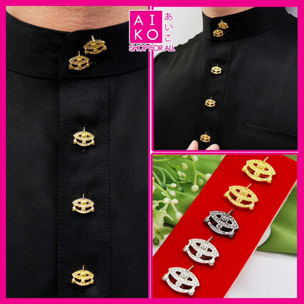 (AIKO) BUTANG BAJU MELAYU EXCLUSIVE SET BUTANG BAJU MELAYU (5 PCS)(10 ...