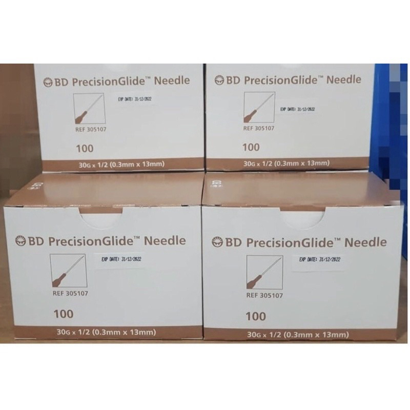 BD Precisionglide Needle 30G x 1/2 (0.3mmx13mm)/25m | Shopee Malaysia
