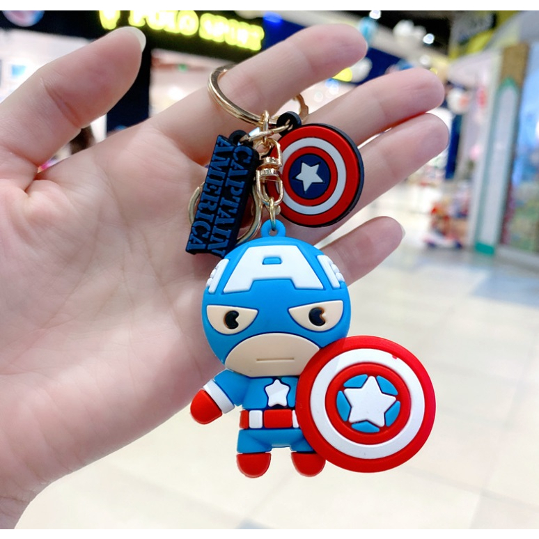 Super heroes Marvel keychain Key chain Lobster Clasp Cute Thor Captain ...