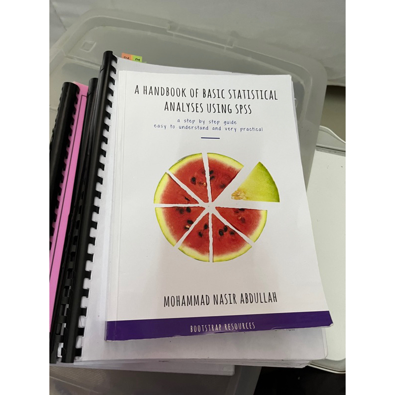 BASIC STATISTICAL ANALYSES USING SPSS(booked) | Shopee Malaysia
