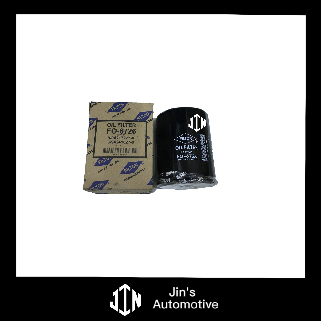 ISUZU NHR,HICOM 2.8 OIL FILTER, FO-6726, 8-94217272-0, 8-94241627-0 ...