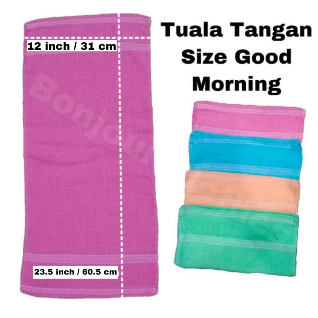151 🔥Ready Stock 🔥 Tuala Cotton Size Good Morning / Towel Cotton Size ...