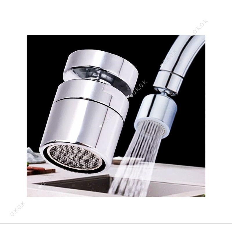 360 Degree Bathroom Kitchen Faucet Nozzle Turning Head Aerator Rotating ...
