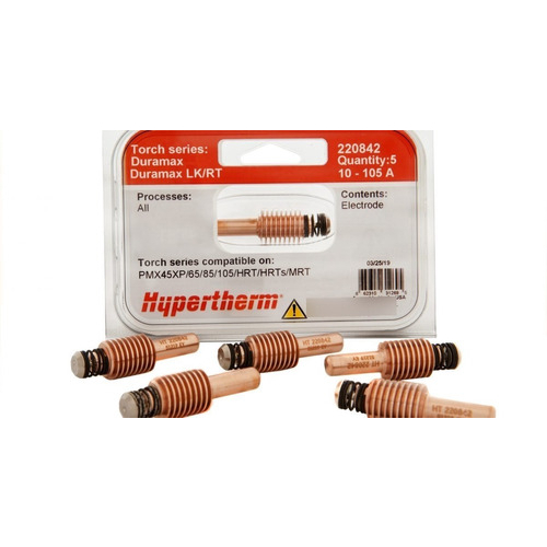 220842 (5PCS) PMX45,65,85,105A Hypertherm Plasma cutting Electrode ...