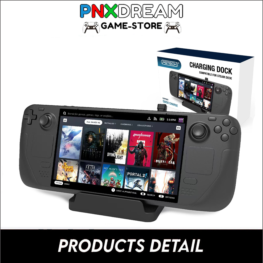 PGTECH Steam Deck Charging Dock Display Stand Table Mount GP-810 | Shopee Malaysia