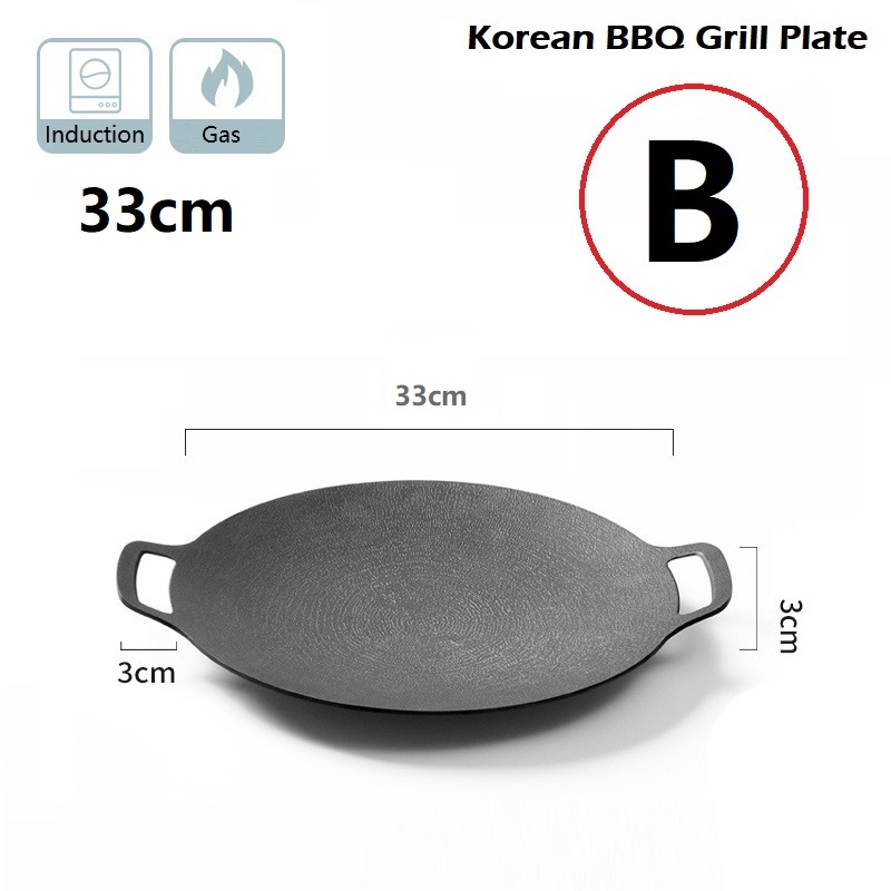 Korean BBQ Grill plate Maifan Stone Non Stick Outdoor Indoor Barbecue Pan | Shopee Malaysia