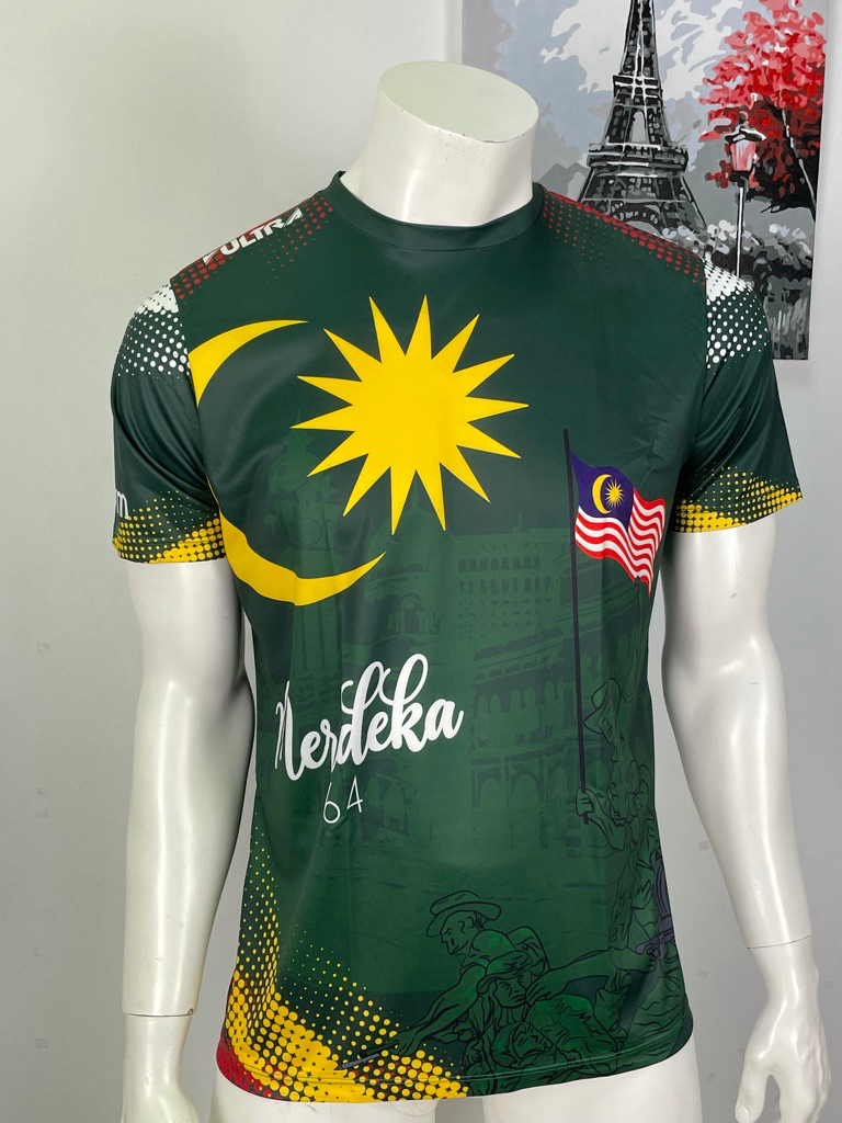 [🔴 Clearance 🔴] Merdeka Run 64KM 1957KM Running T-shirt Jogging Baju ...
