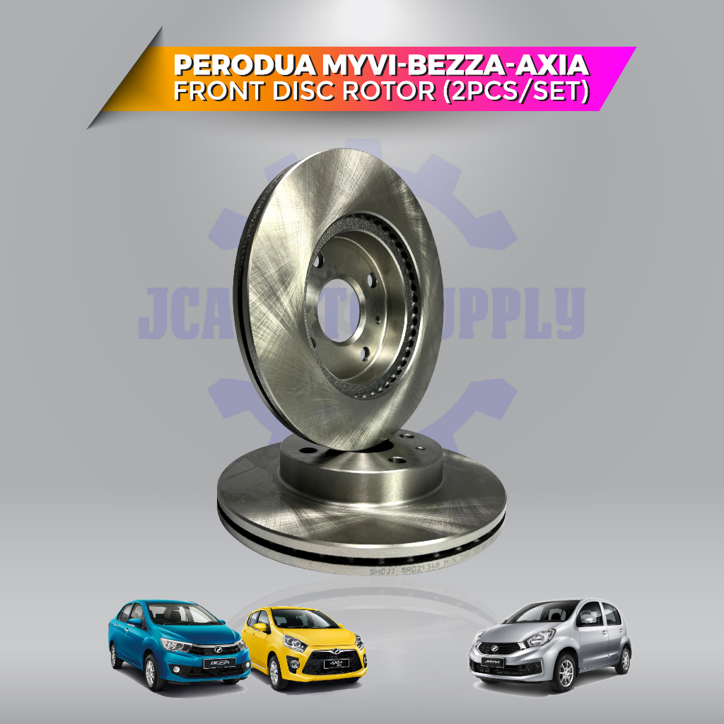 SHOJI-FRONT-DISC-ROTOR-PERODUA-MYVI-BEZZA-AXIA-SRD21348 | Shopee Malaysia