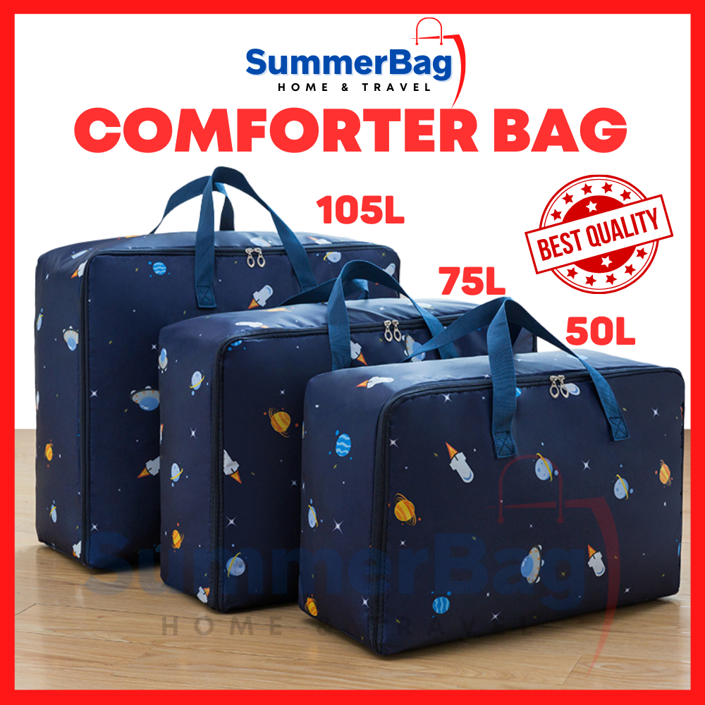 Beg Toto Berzip Comforter Bag Storage Beg Plastik Toto Beg Baju Besar ...