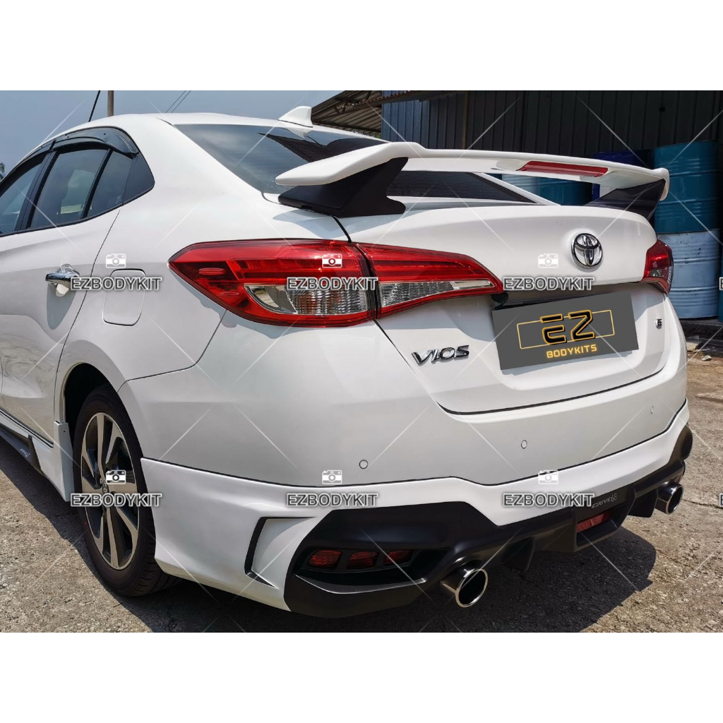 Toyota Vios 2019 2020 2021 2022 (TRD V3) (TRD V4) Spoiler With LED ...