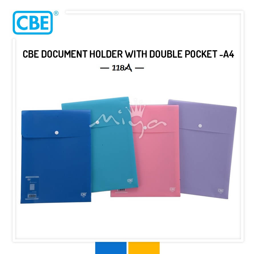 CBE 118A DOCUMENT HOLDER / FILE HOLDER - A4 (RANDOM COLOR) | Shopee ...