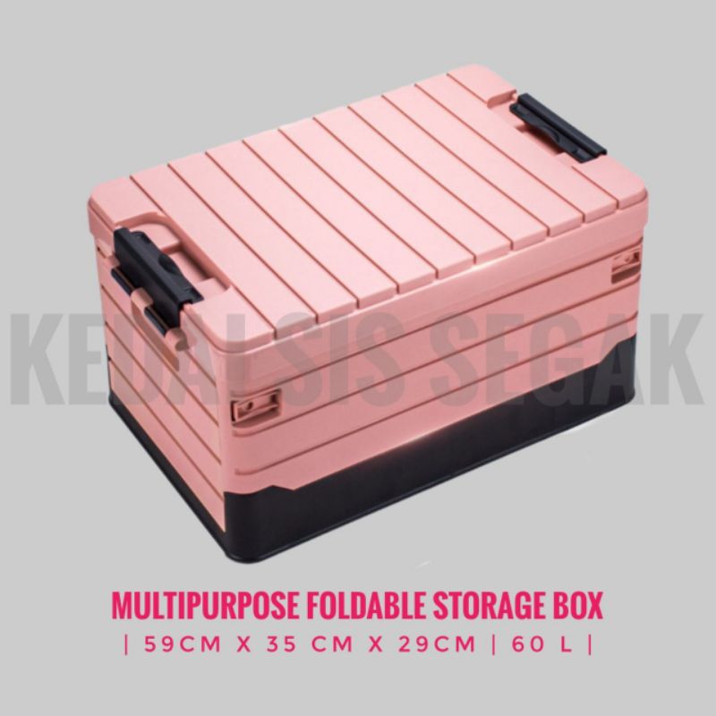 Multipurpose Foldable / Portable Storage Box 60L | Shopee Malaysia