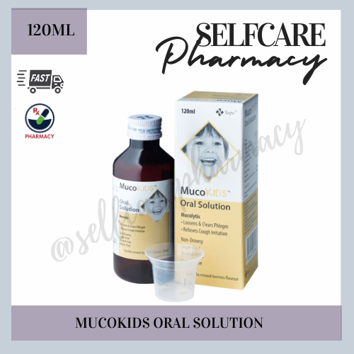 XEPA MUCOKIDS ORAL SOLUTION SYRUP CARBOCISTEINE (Ubat Batuk dan Cair ...