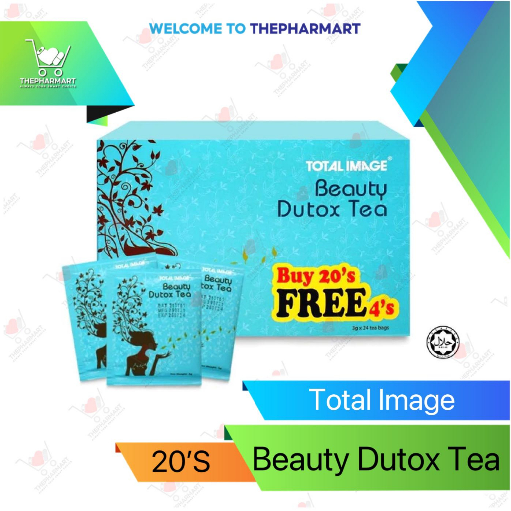 Total Image Beauty Dutox Tea 20's + 4's | Shopee Malaysia