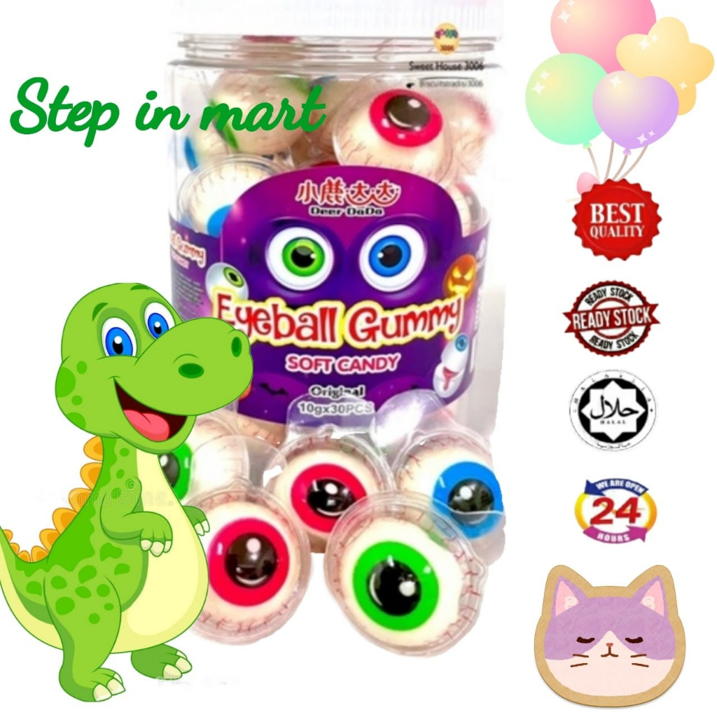 EYEBALL GUMMY SOFT CANDY 10G ORIGINAL | Shopee Malaysia