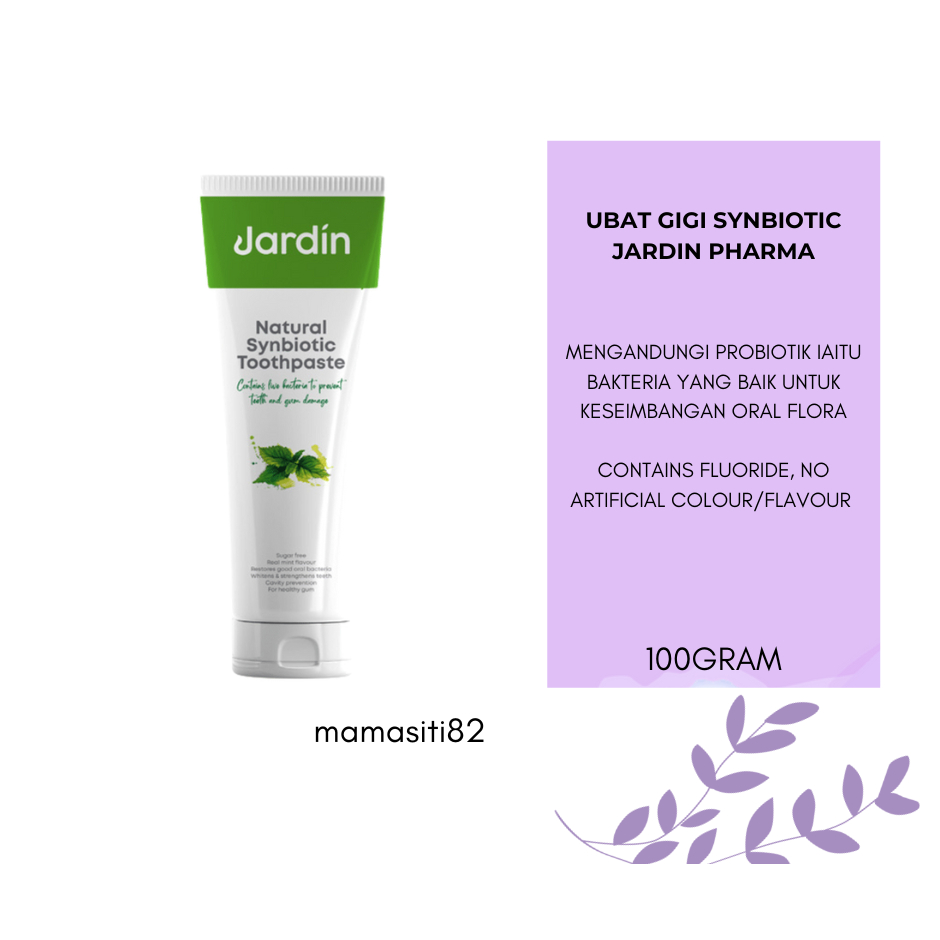 100gram Jardin Pharma Adult Probiotic Toothpaste ubat gigi natural ...