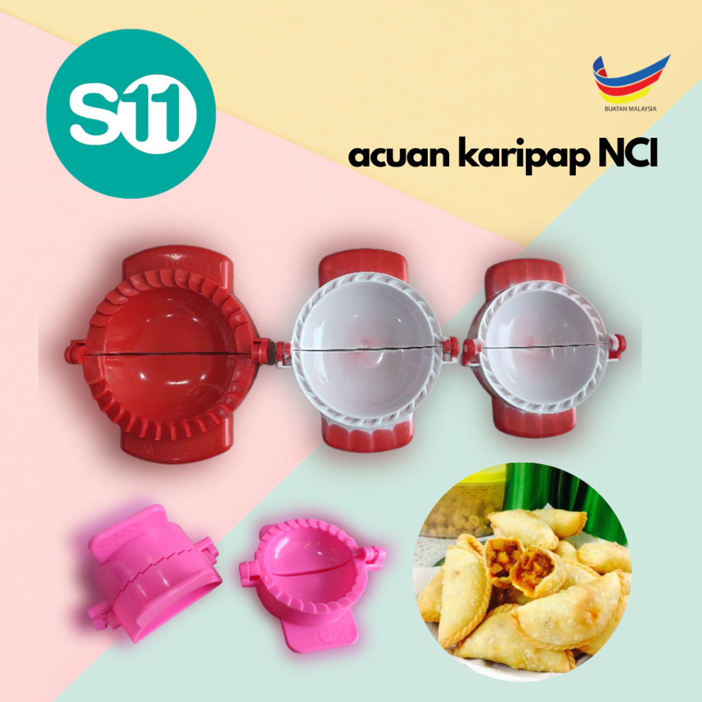 NCI Acuan kuih karipap Cap NCI / Curry Puff Mould | Shopee Malaysia