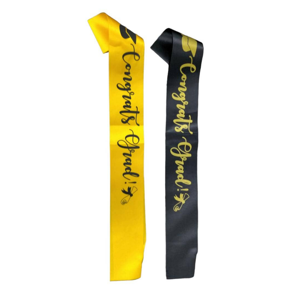 Congrats Grad Sash Birthday Party Decoration | Shopee Malaysia