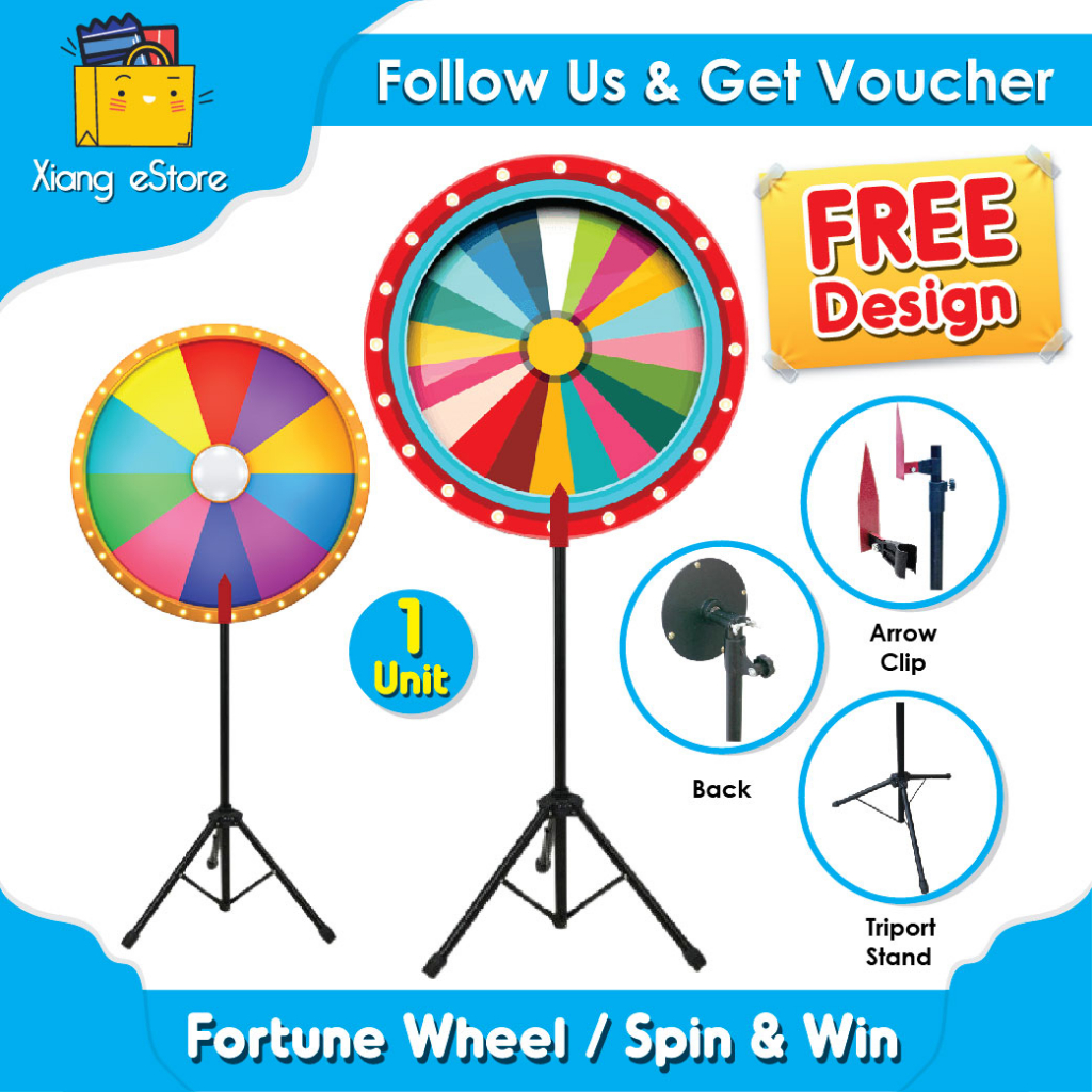 Fortune Wheel Stand | Spin Wheel | Lucky Draw Spin Wheel with Printing ...