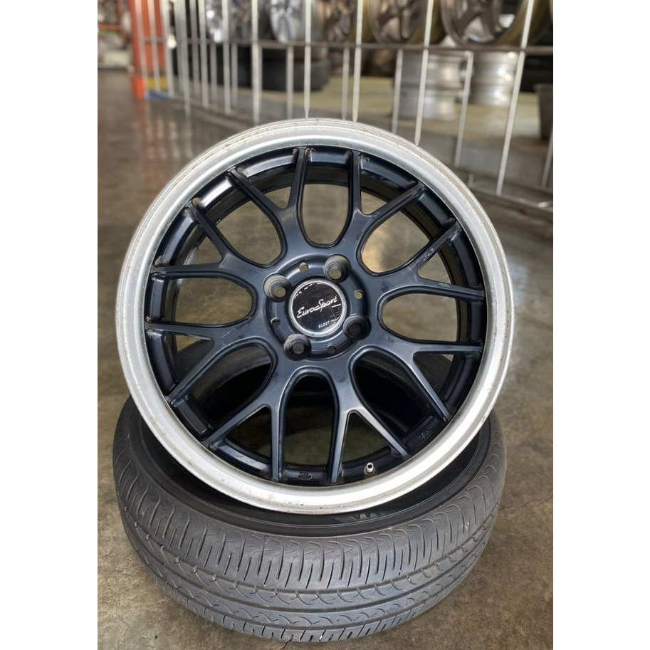 Used 16 Inch EuroSport Rim (Black Chrome) | Shopee Malaysia