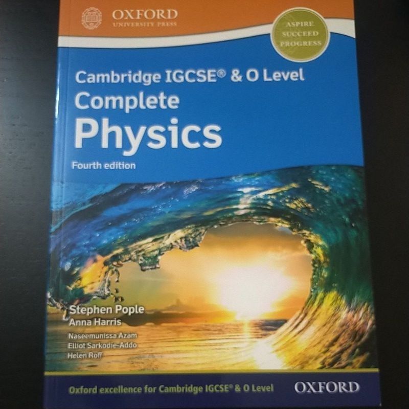 Cambridge IGCSE & O Level Complete Physic fourth edition. textbook ...