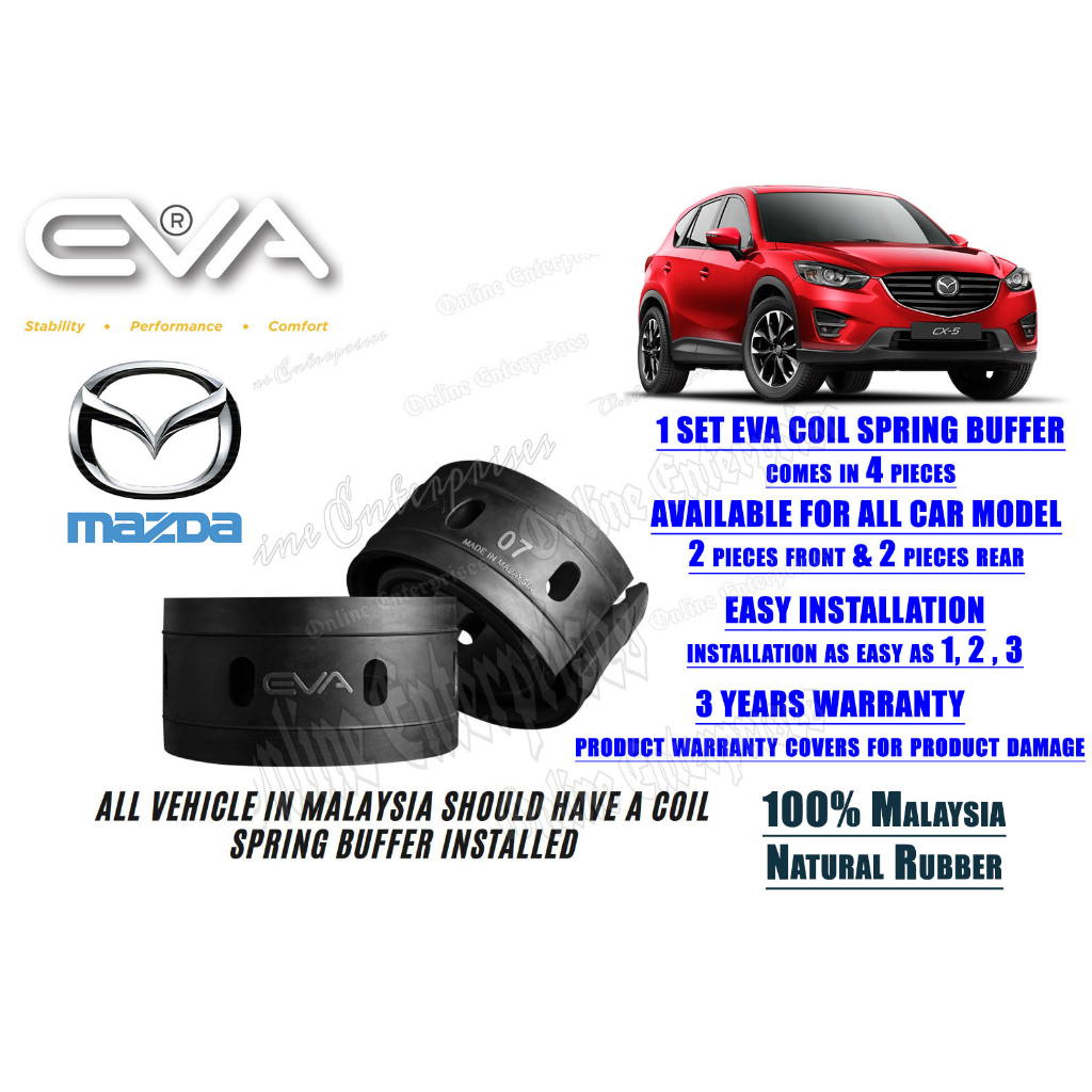 EVA Coil Spring Buffer MAZDA CX5 2.5 Cushion Buffer Spring Rubber ...