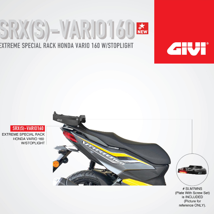 GIVI SPECIAL ADVANCE RACK HONDA VARIO 160 / SRV-VARIO 160 MONORACK | Shopee Malaysia