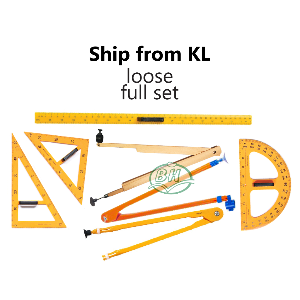 Mathematical Drawing Set / Teaching Ruler Set, Loose/Full Set [100cm ...