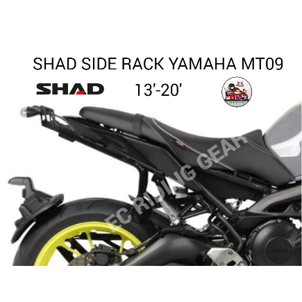 SHAD SIDE RACK YAMAHA MT09 13'-20' | Shopee Malaysia