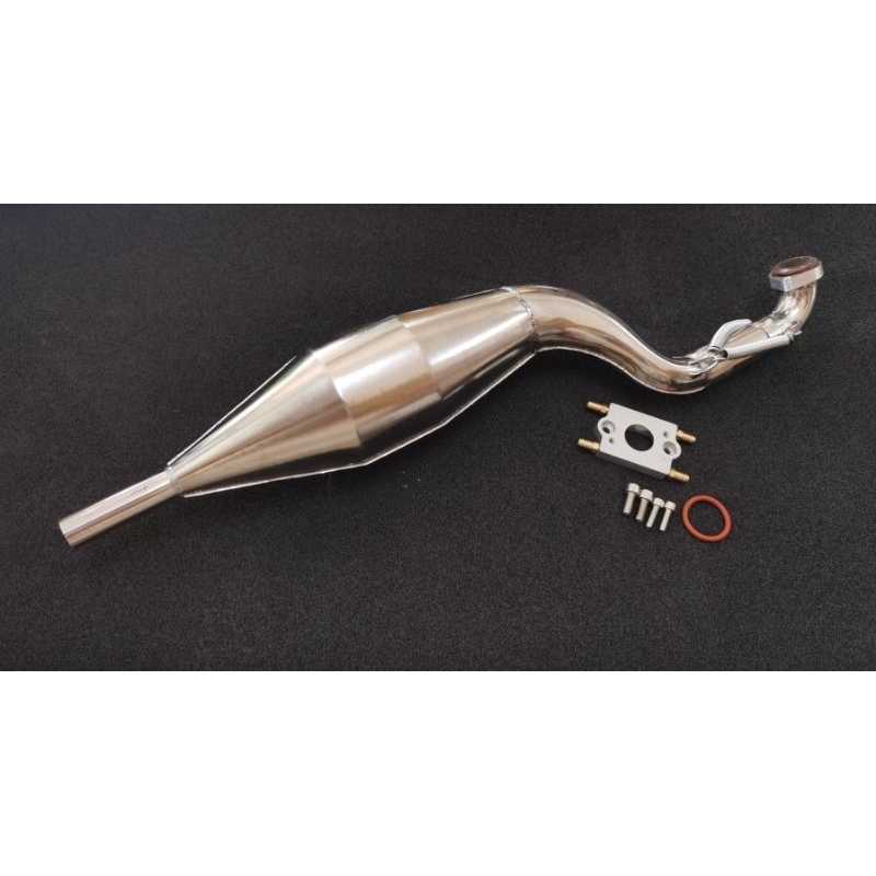 RC Gasoline Boat Local Engine Exhaust Stainless Steel | Shopee Malaysia