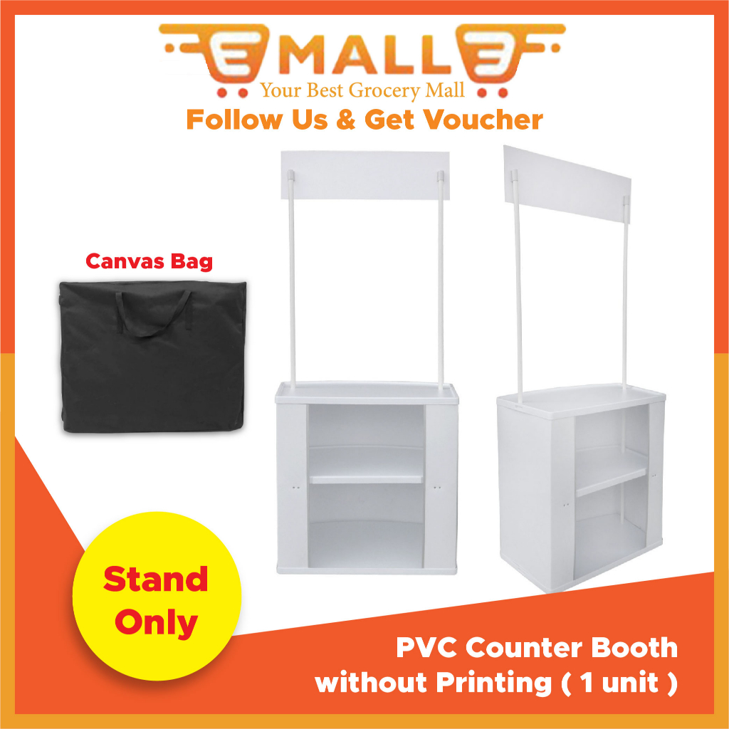 PVC COUNTER BOOTH / PROMOTIONAL COUNTER (included Printing Booth and ...