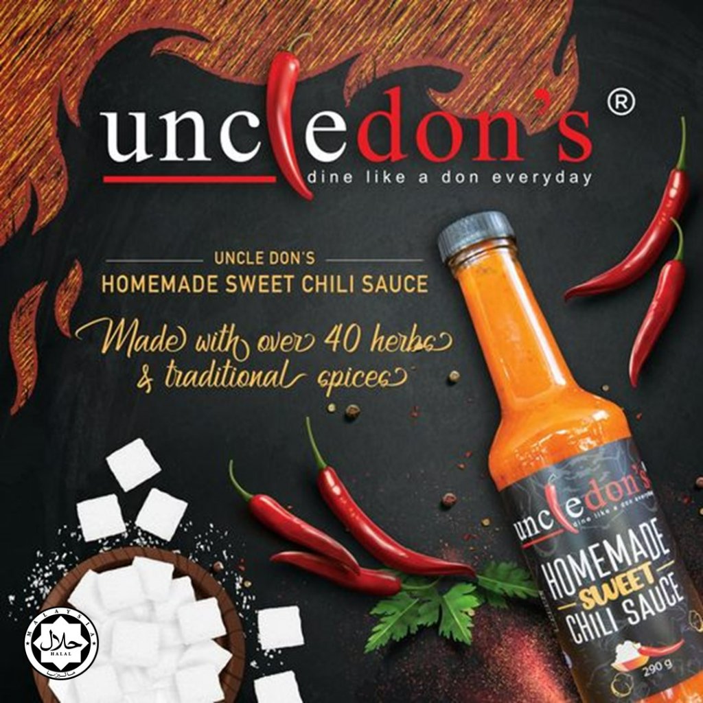 UNCLE DON'S Homemade Chili Sauce Cili Sos For Dipping, Pizza Base and ...