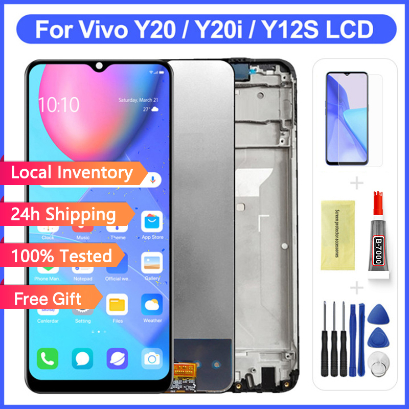Original LCD for VIVO Y20/Y20i/Y20S/Y12S/Y12A/Y15A/Y15S LCD Display Touch Screen Digitizer ...