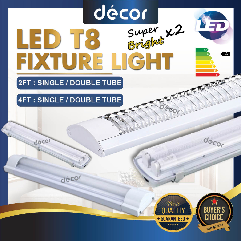 LED T8 Anti Corrosive Fitting Casing Louver Fitting Casing For T8 LED Double Input Tube T8 Tube ...