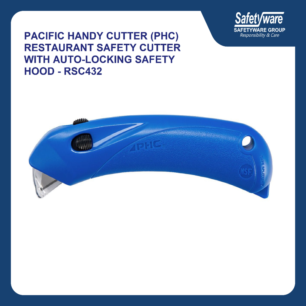 PHC RSC432 Safety Cutter With Auto-Locking Safety Hood | Shopee Malaysia