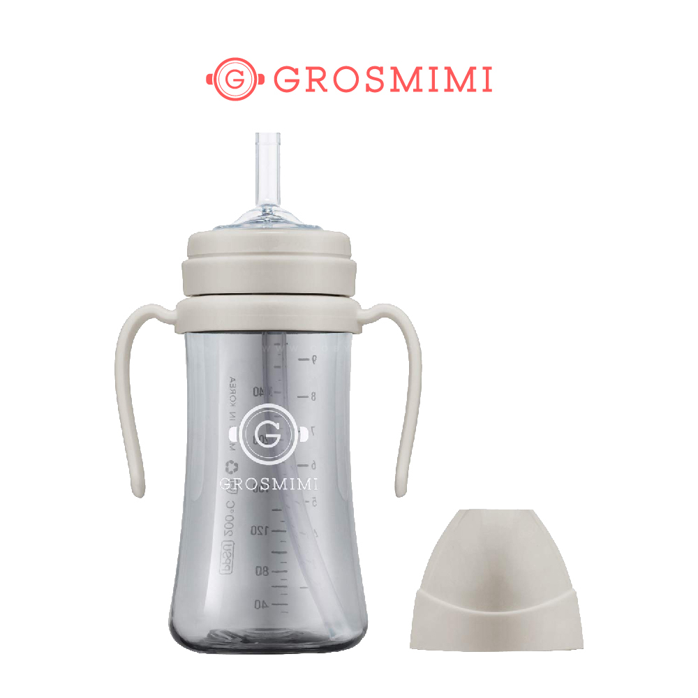 GROSMIMI PPSU Functional Straw Cup 300ml – Dark Series | Shopee Malaysia