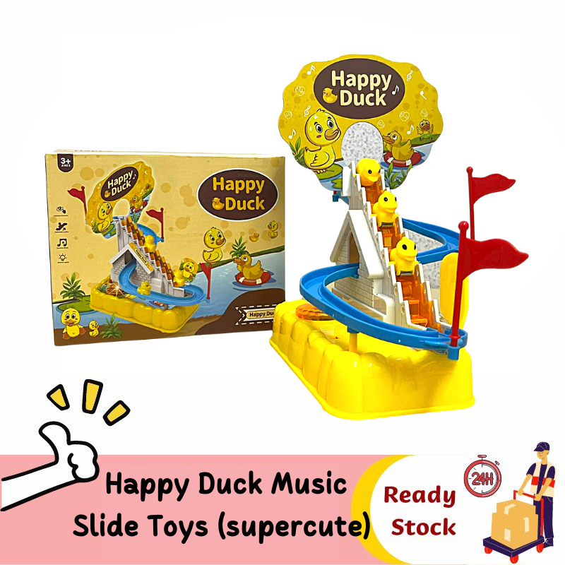 Happy Duck Music Slide Toys with Light function Pretend play Toys for ...