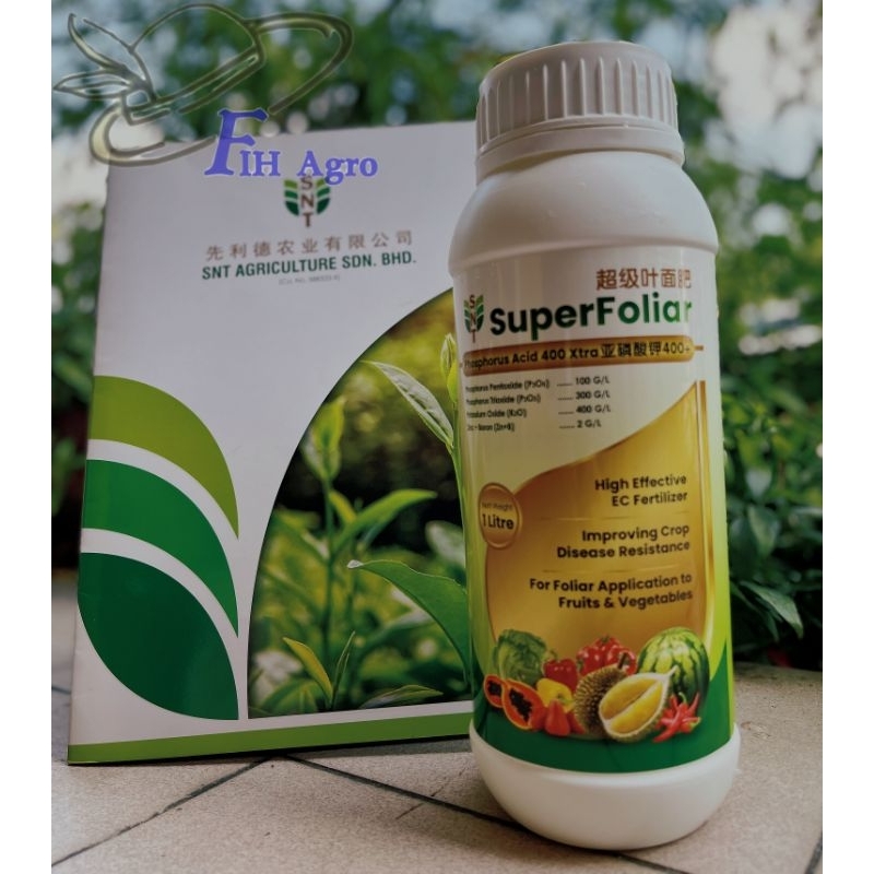 SNT SuperFoliar Phosphorus Acid 400 Xtra ( 2in1 Antifungal + Foliar Fertilizer ) 超级叶面肥 亚磷酸钾 ...