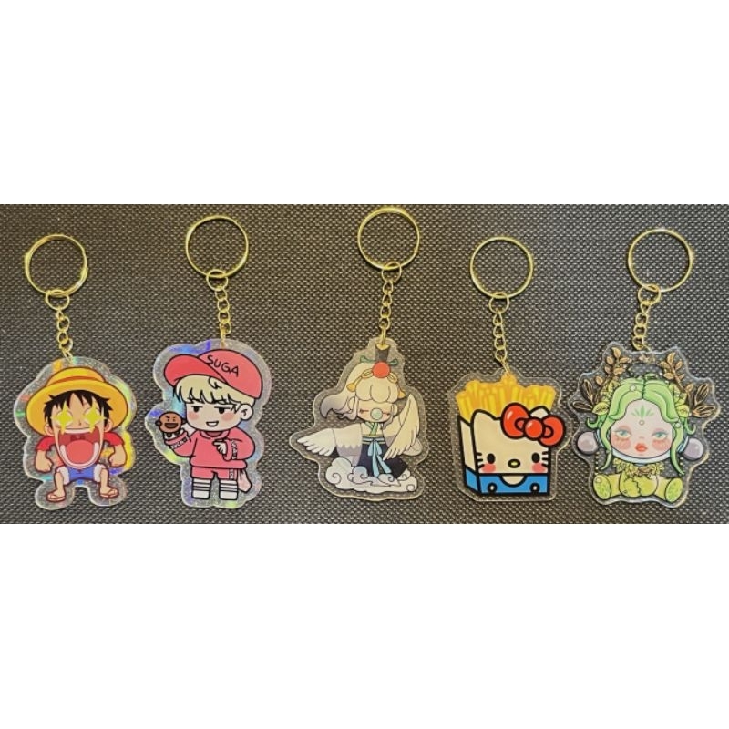 Acrylic Keychain (Skullpanda,Dimoo,Nanci,Genshin,One piece,BTS,Sanrio ...