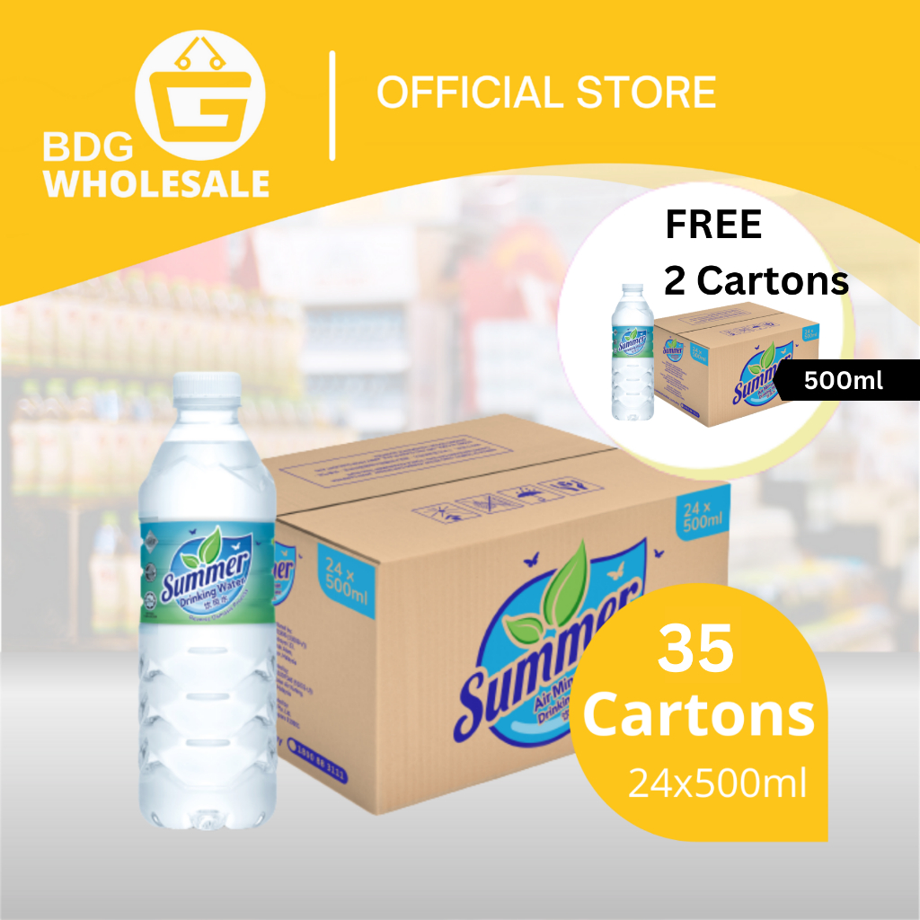 Summer Drinking Water 24 x 500 ml (Bulk Buys) | Shopee Malaysia