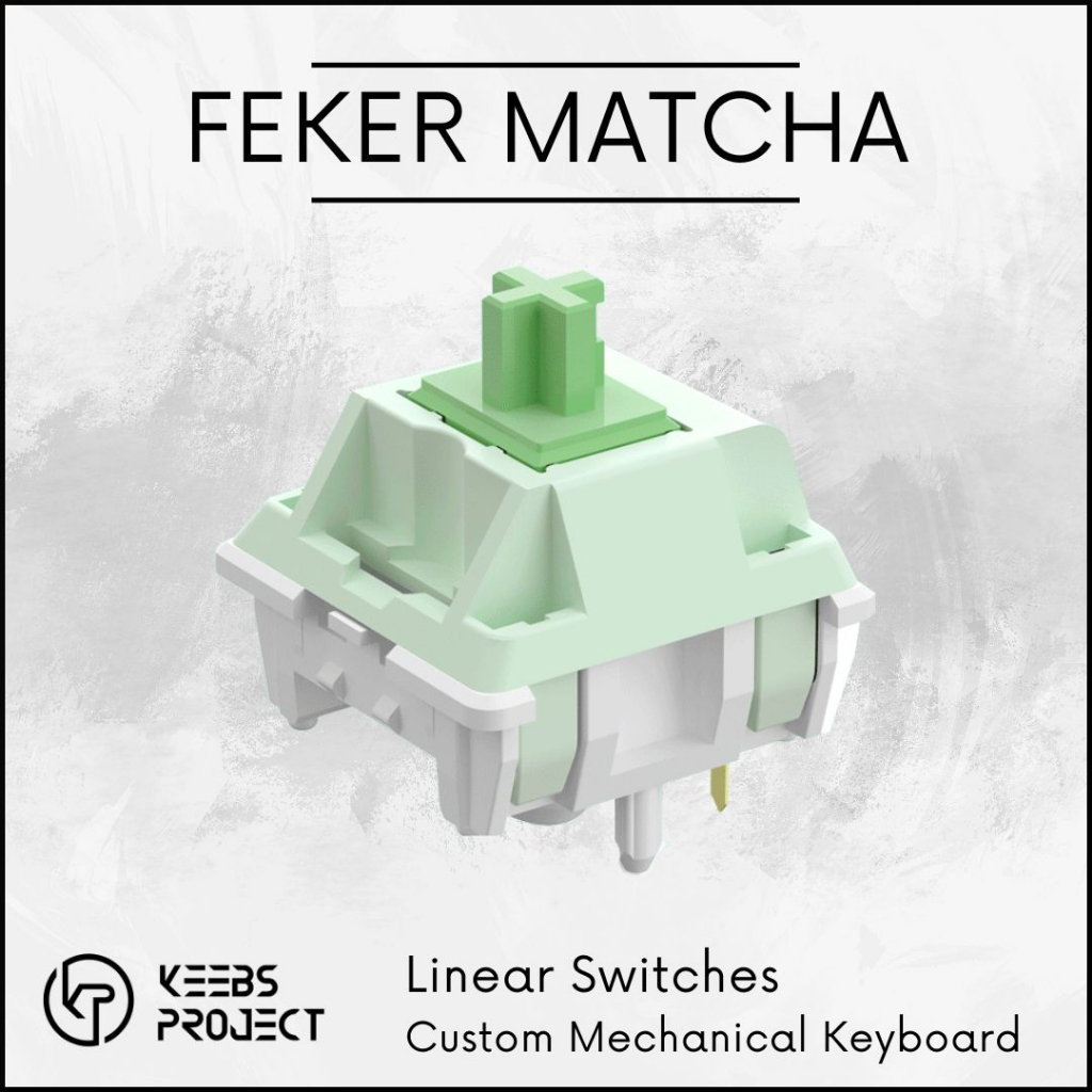 Feker Matcha 5pin Linear Switches for Mechanical Keyboard Smooth Long Pole | Shopee Malaysia
