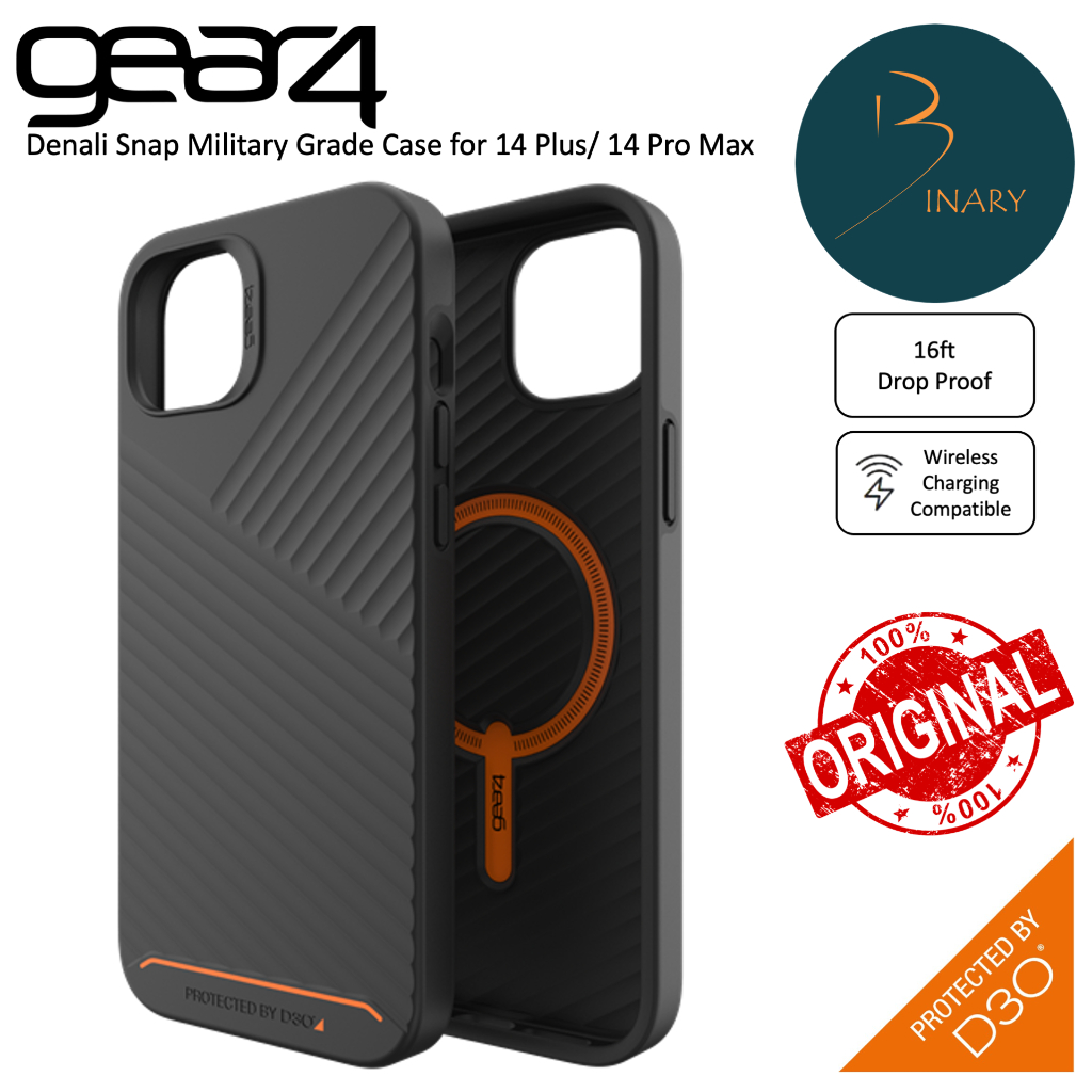 Gear4 Denali Snap D3O Military Grade Protection Case for iPhone 14 Plus ...