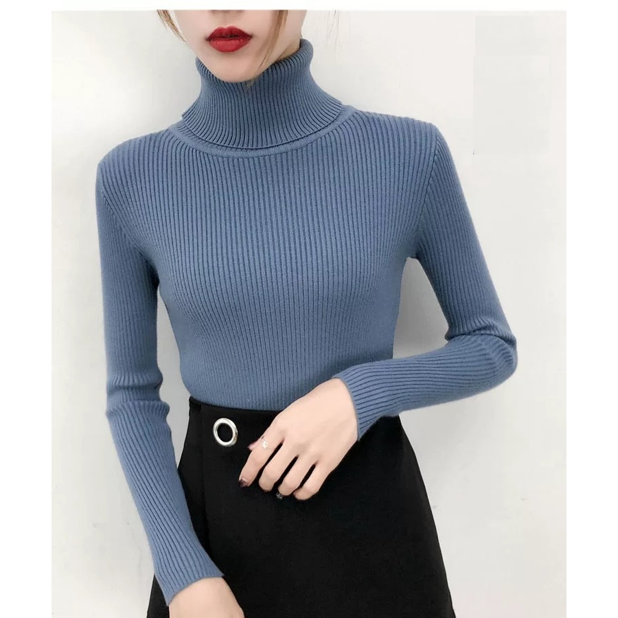 Ready Stock ! Winter Long Women Tops Slim Sweater | Shopee Malaysia